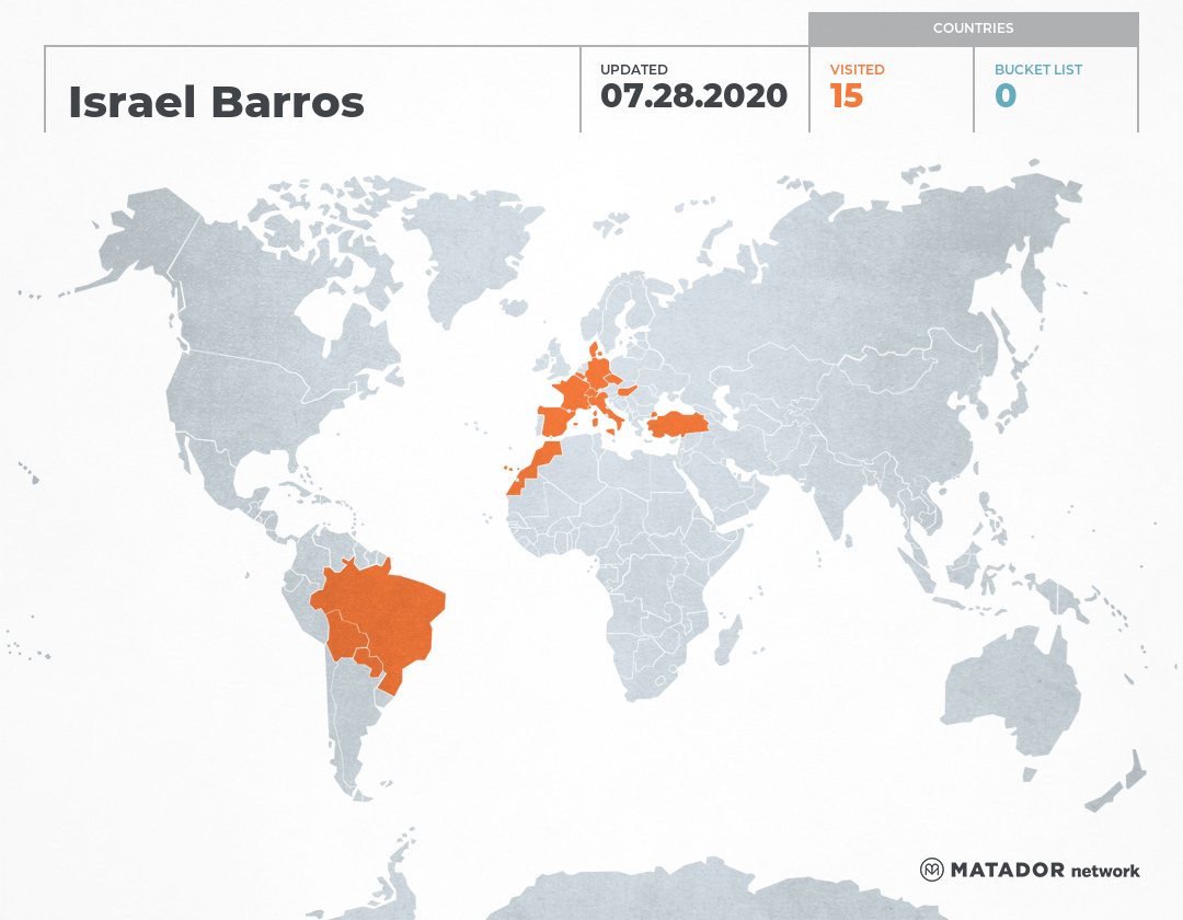 Israel Barros’s Travel Map – Matador Network
