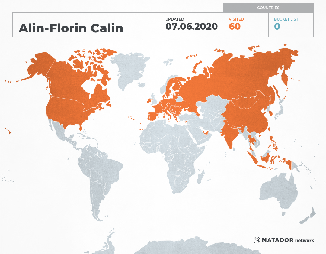 Alin-Florin Calin’s Travel Map – Matador Network