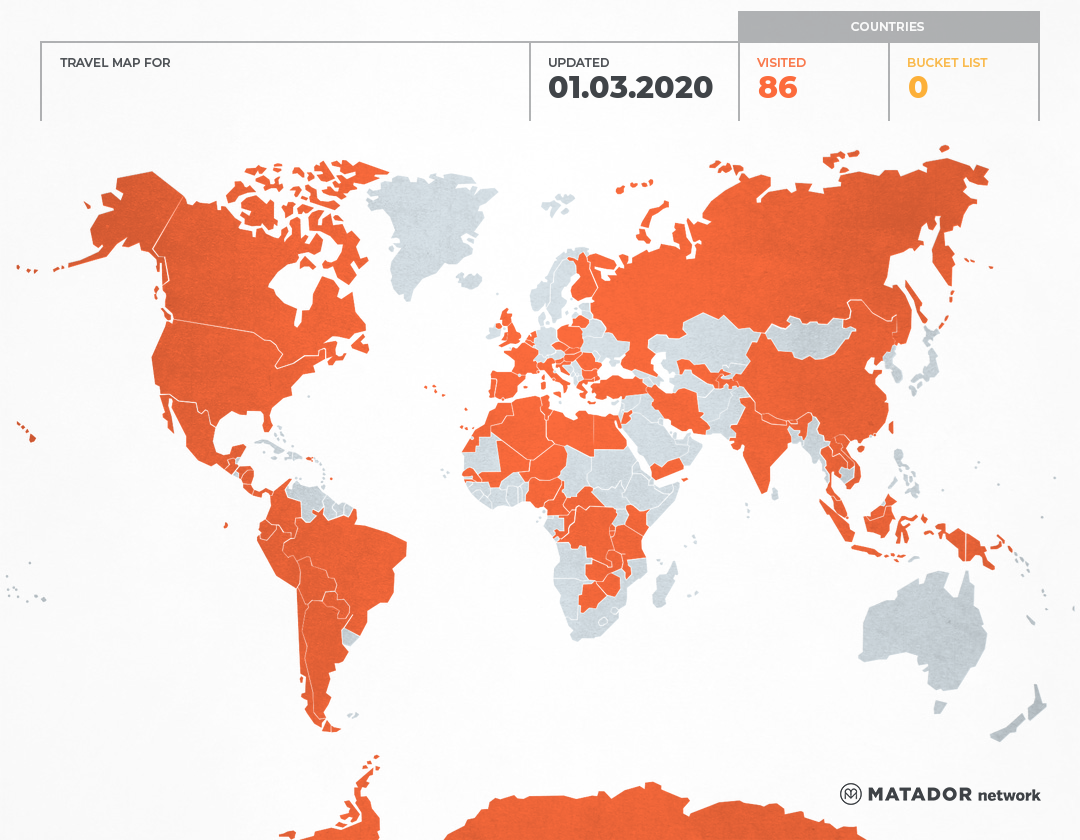 Maz’s Travel Map – Matador Network