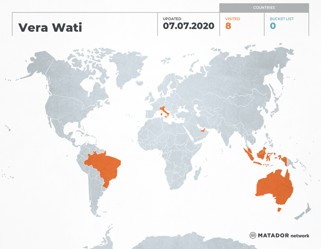 Vera Wati’s Travel Map – Matador Network