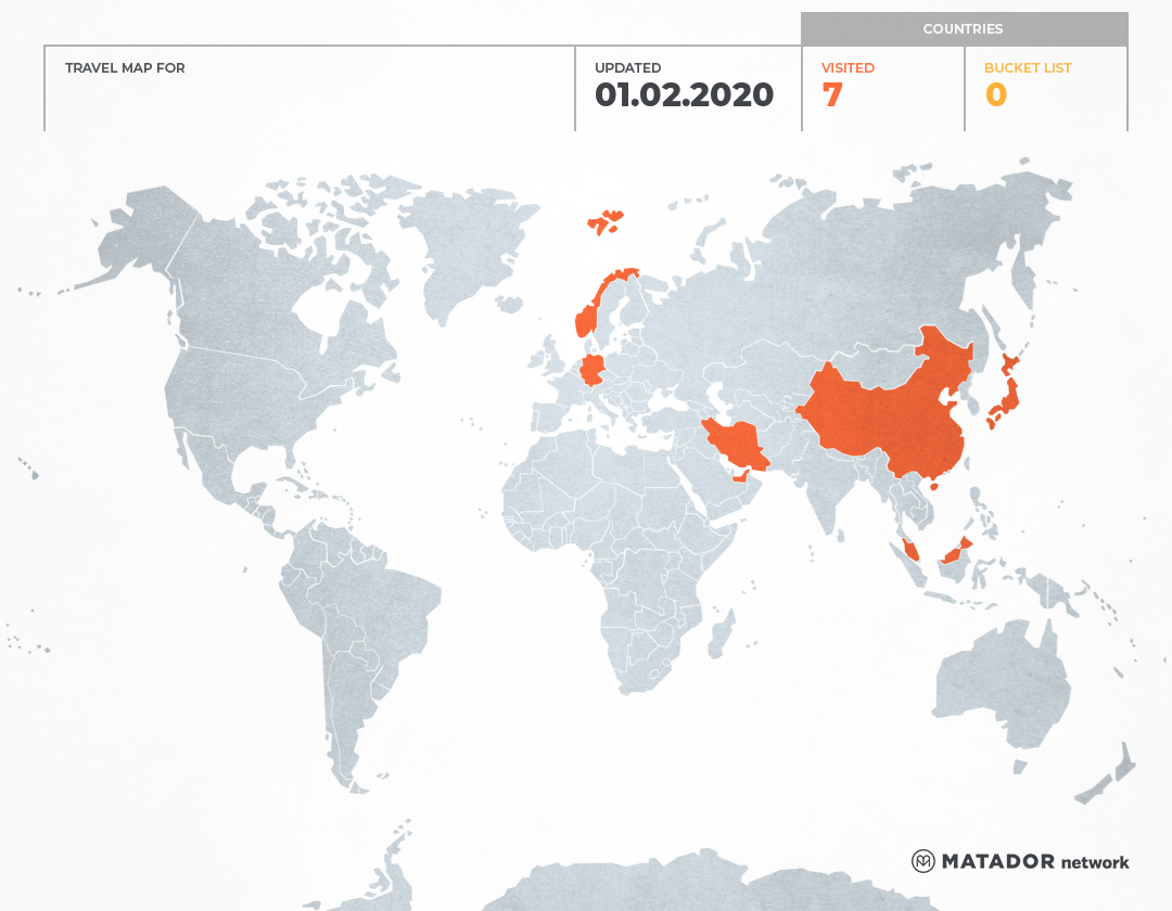 Milad’s Travel Map – Matador Network