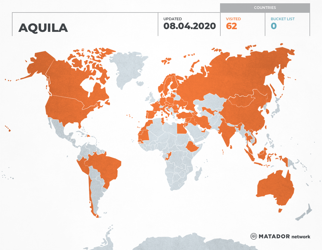 AQUILA’s Travel Map – Matador Network