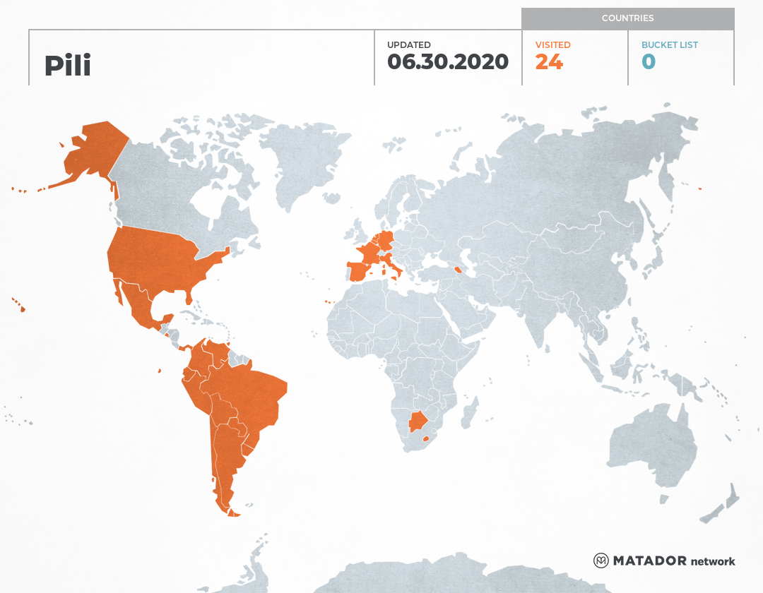 Pili’s Travel Map – Matador Network