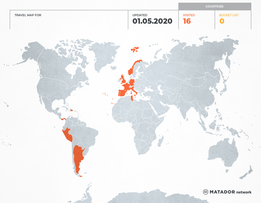 Agusto’s Travel Map – Matador Network