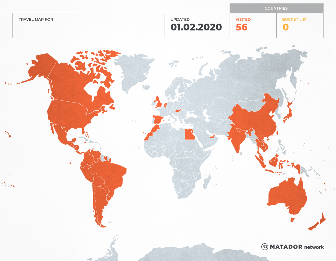 Bryanna Farrell’s Travel Map – Matador Network