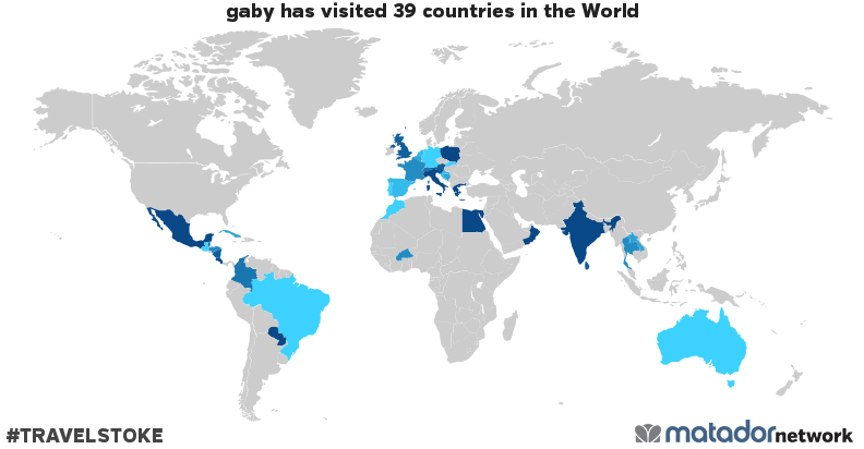 Gaby’s Travel Map – Matador Network