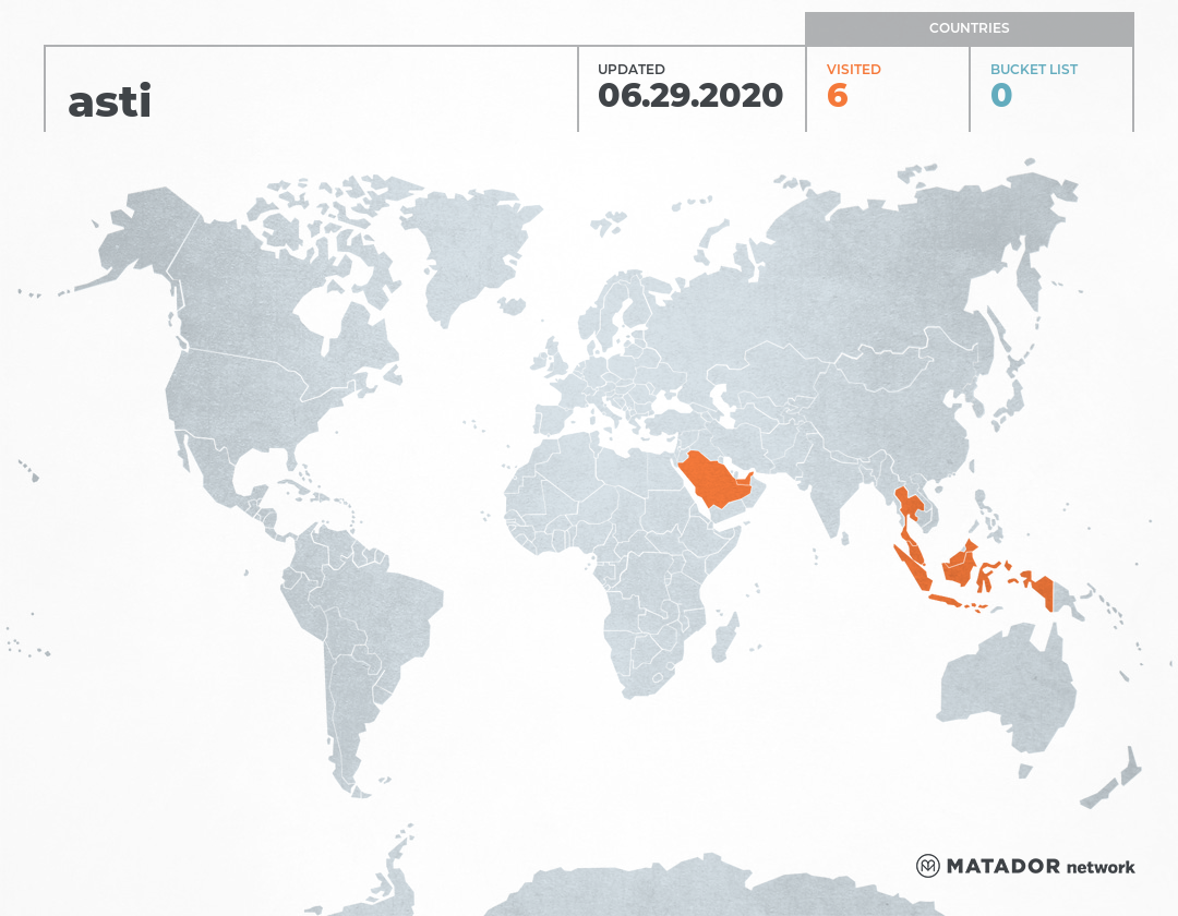Asti’s Travel Map – Matador Network