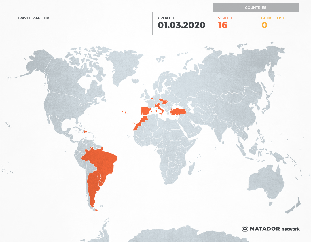 Matupop’s Travel Map – Matador Network