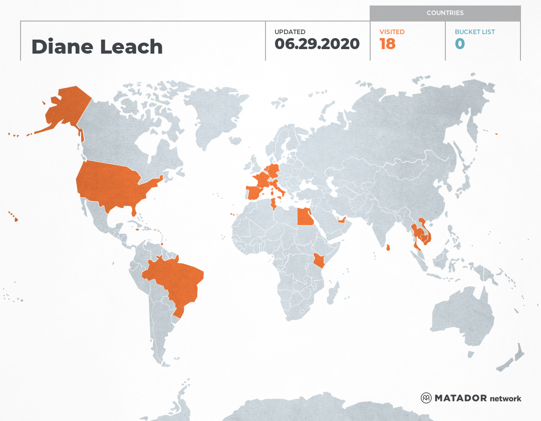 Diane Leach’s Travel Map – Matador Network