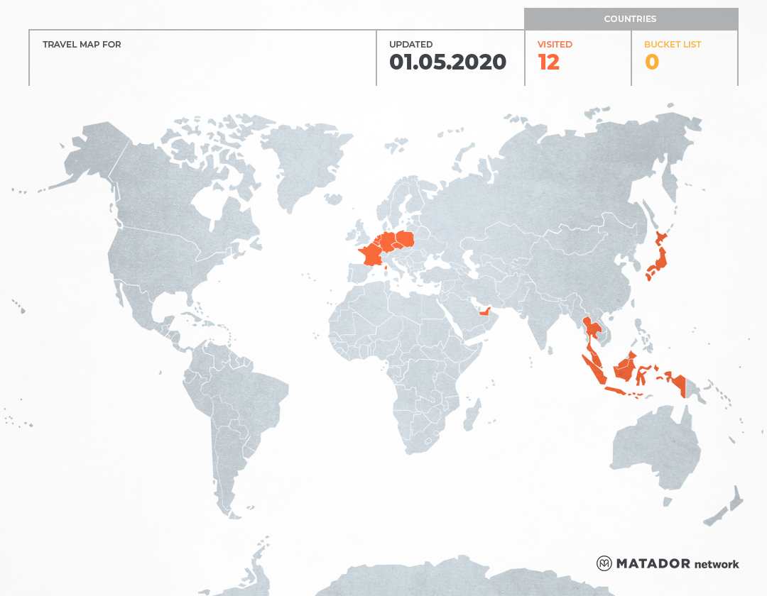 Aez’s Travel Map – Matador Network