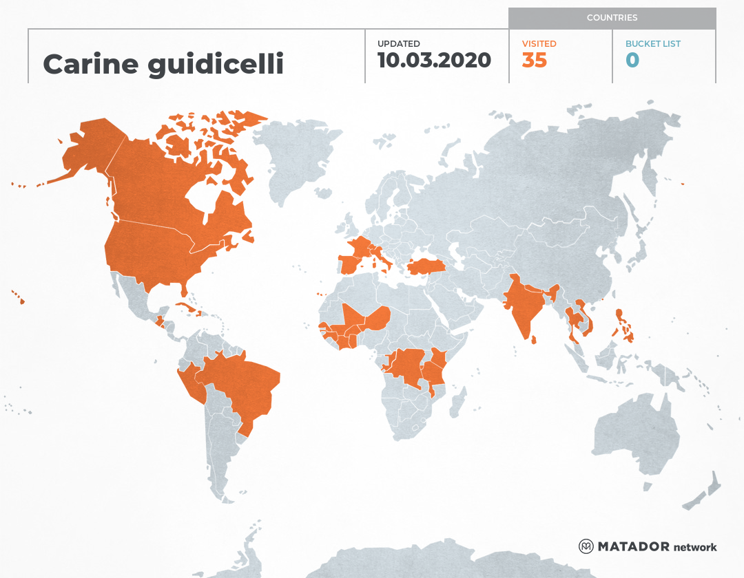 Carine Guidicelli’s Travel Map – Matador Network