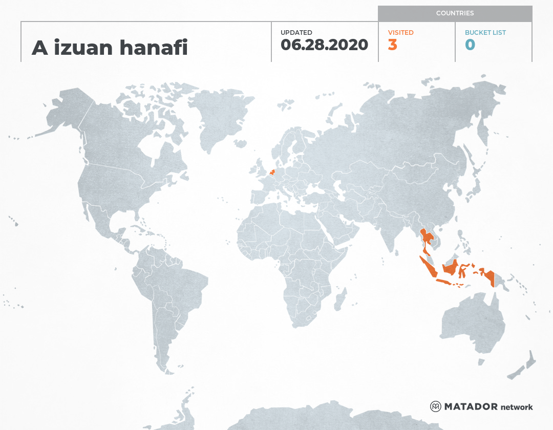 A Izuan Hanafi’s Travel Map – Matador Network