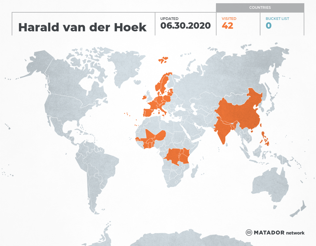 Harald Van Der Hoek’s Travel Map – Matador Network