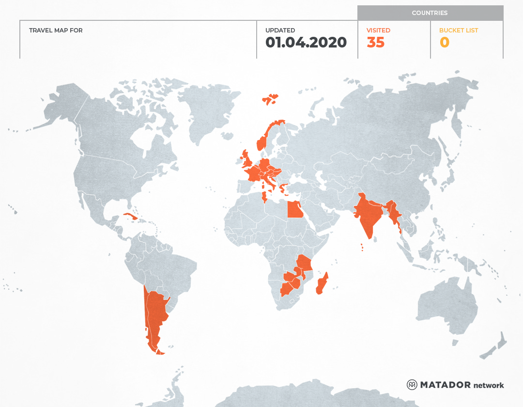 Lara’s Travel Map – Matador Network