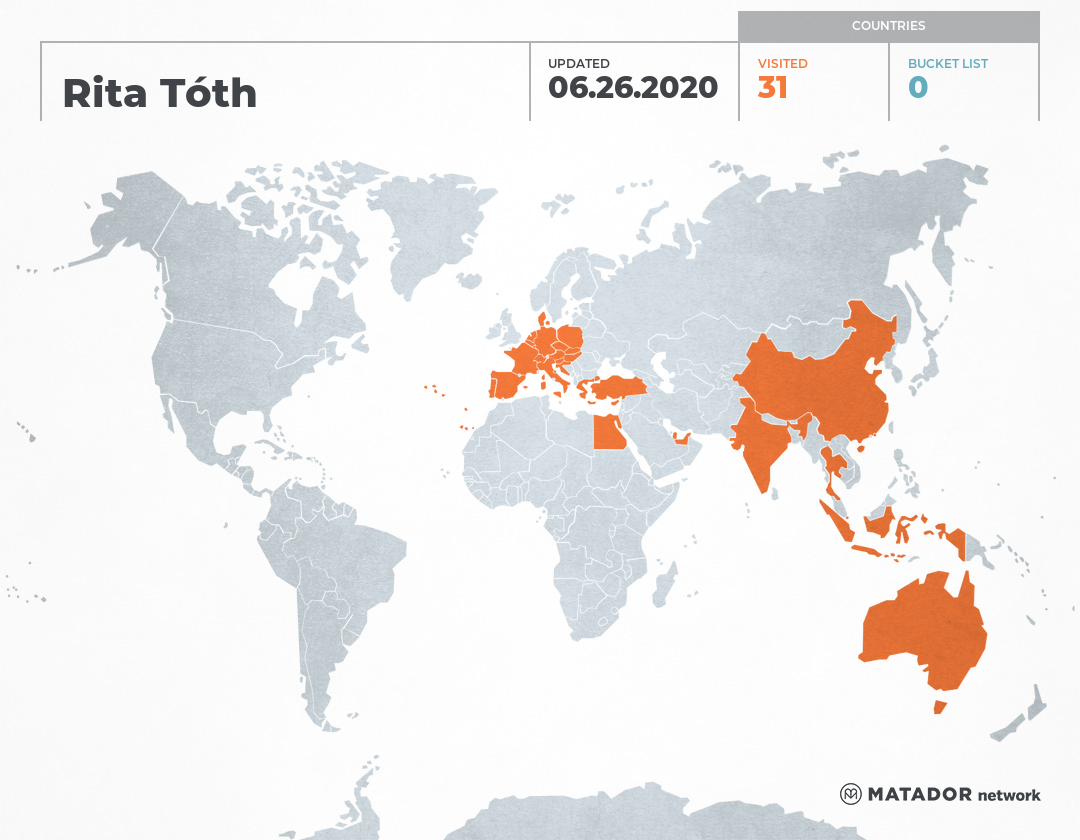 Rita Tóth’s Travel Map – Matador Network