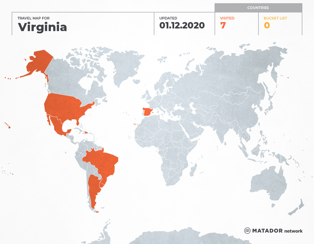Virginia’s Travel Map – Matador Network