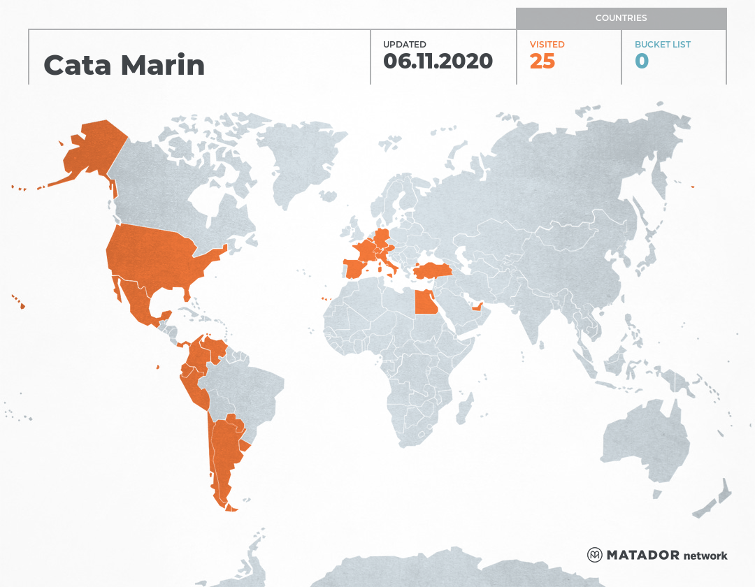 Cata Marin’s Travel Map – Matador Network