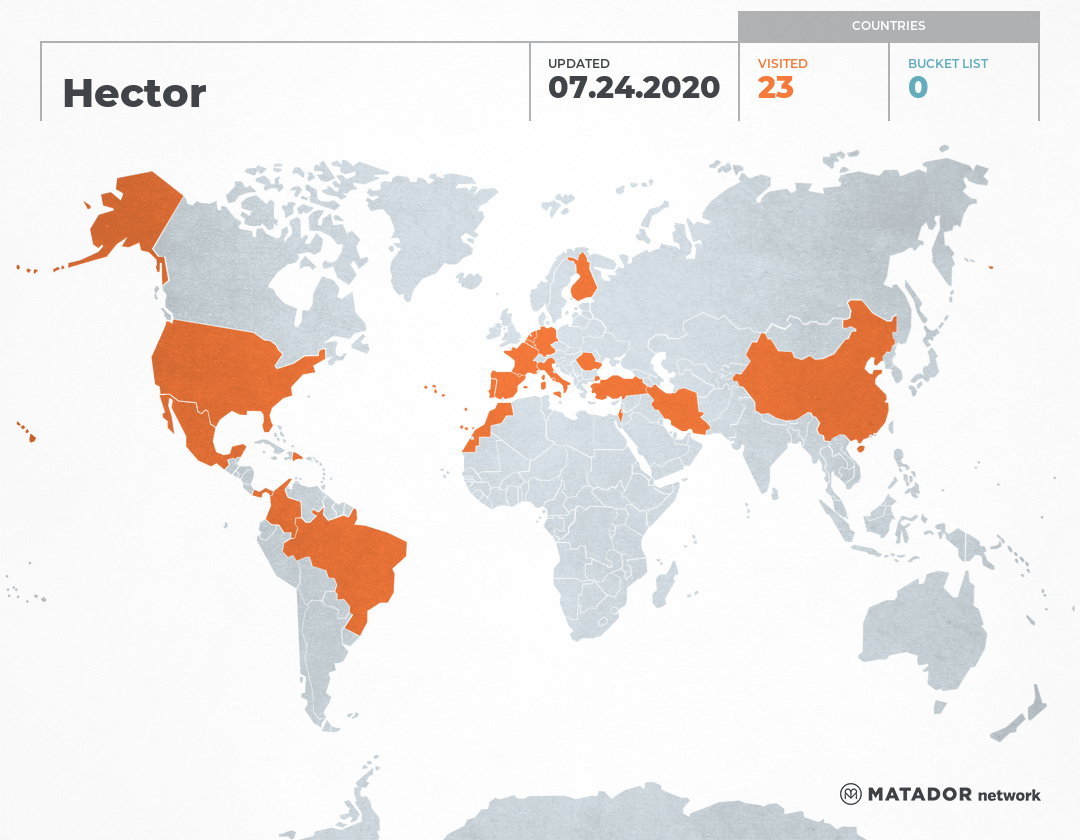 Hector’s Travel Map – Matador Network