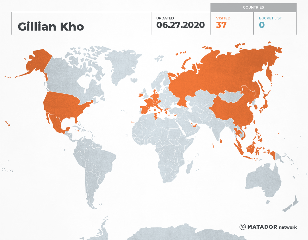 Gillian Kho’s Travel Map – Matador Network