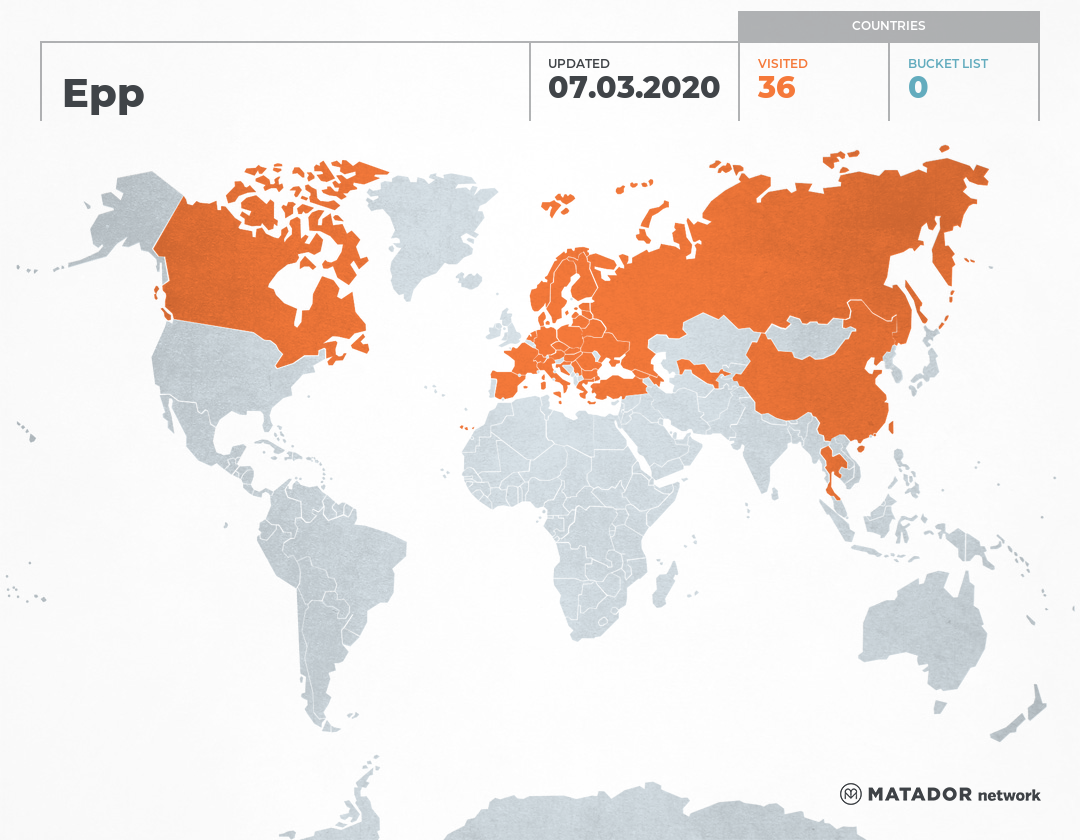Epp’s Travel Map – Matador Network