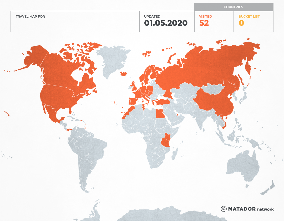 Sana’s Travel Map – Matador Network