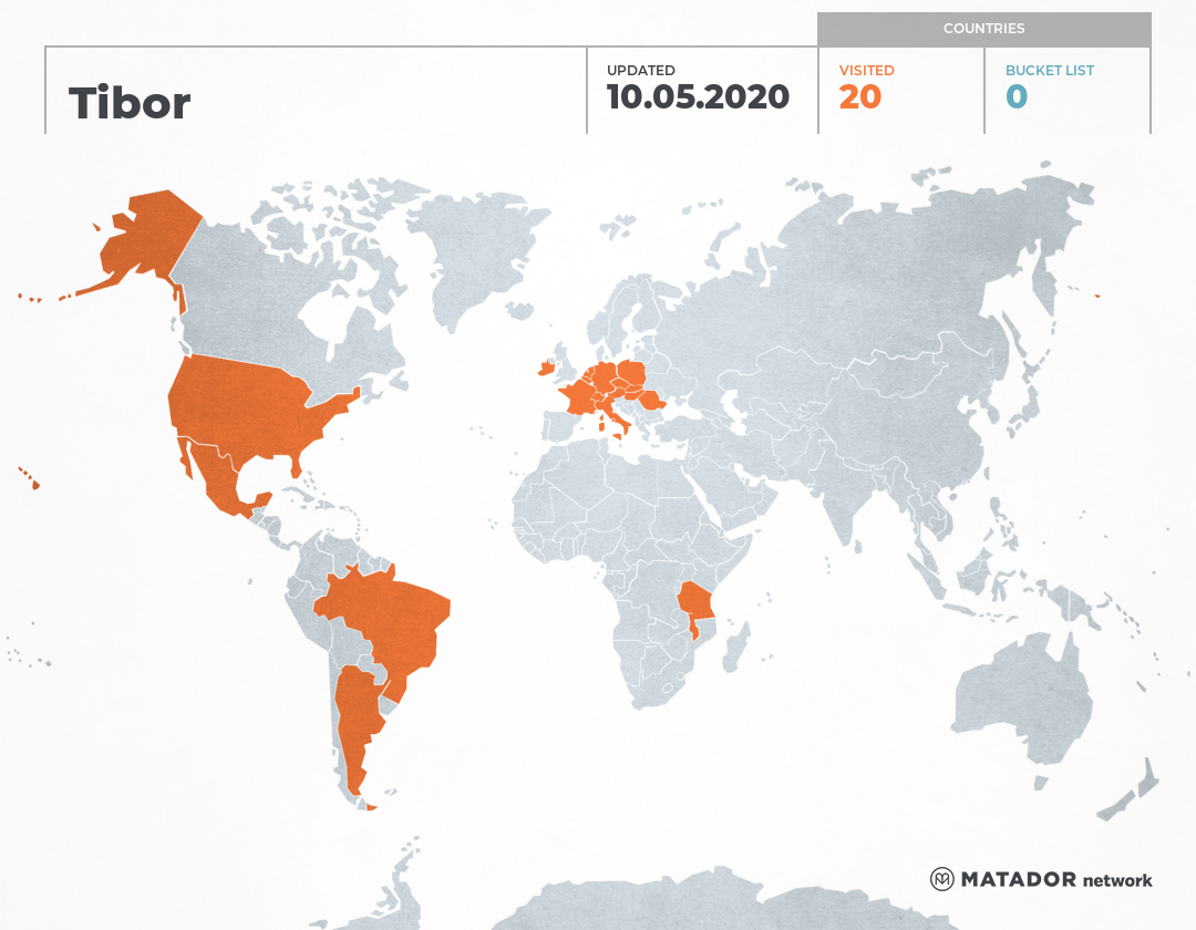 Tibor’s Travel Map – Matador Network