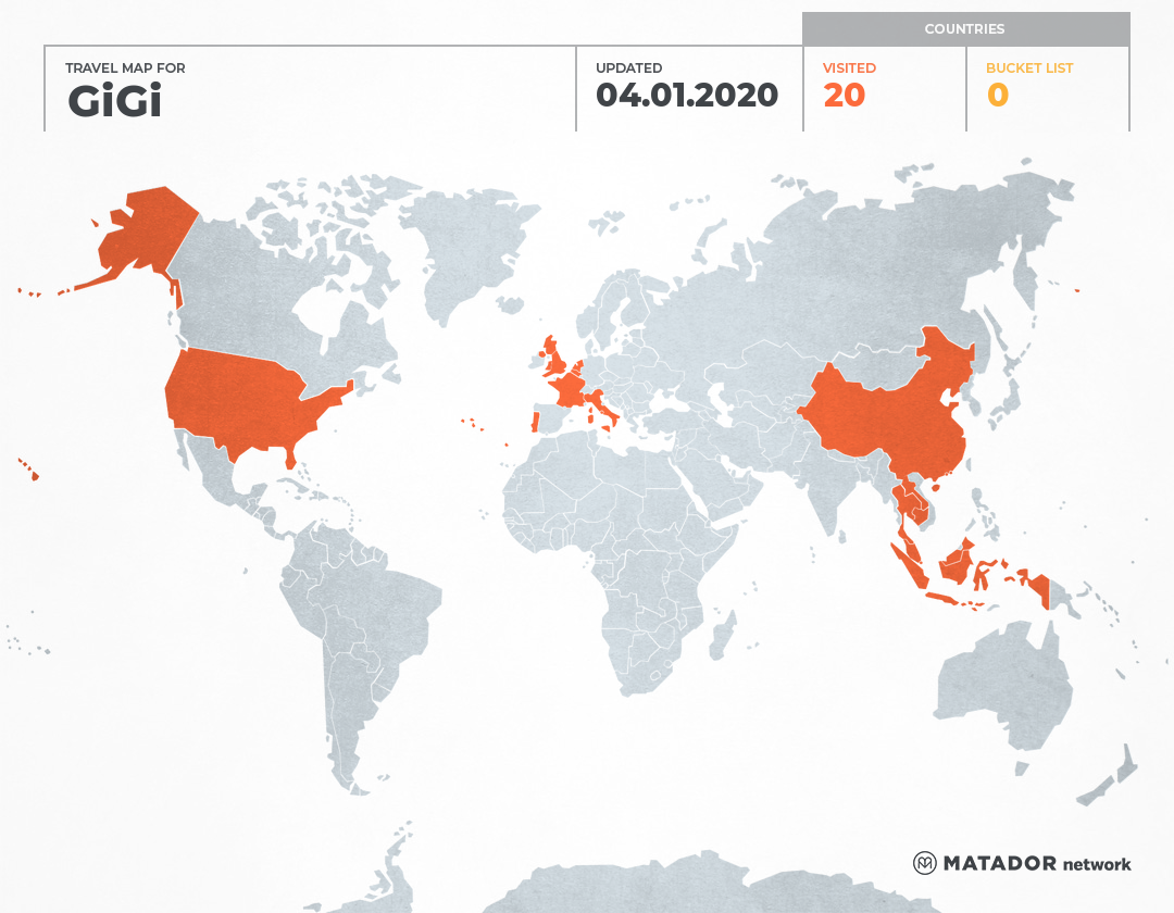 GiGi’s Travel Map – Matador Network