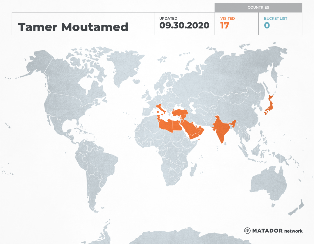 Tamer Moutamed’s Travel Map – Matador Network