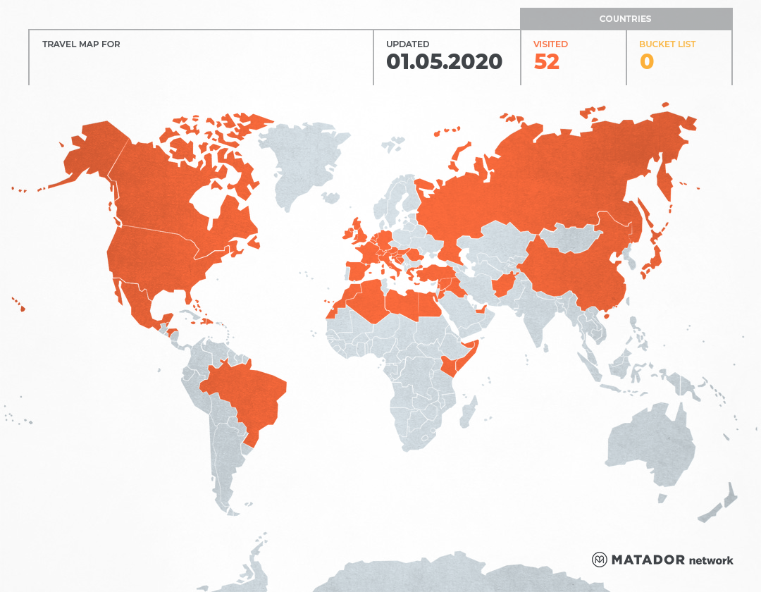 Seba’s Travel Map – Matador Network