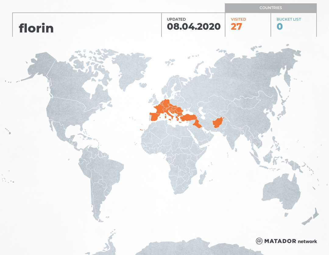 Florin’s Travel Map – Matador Network