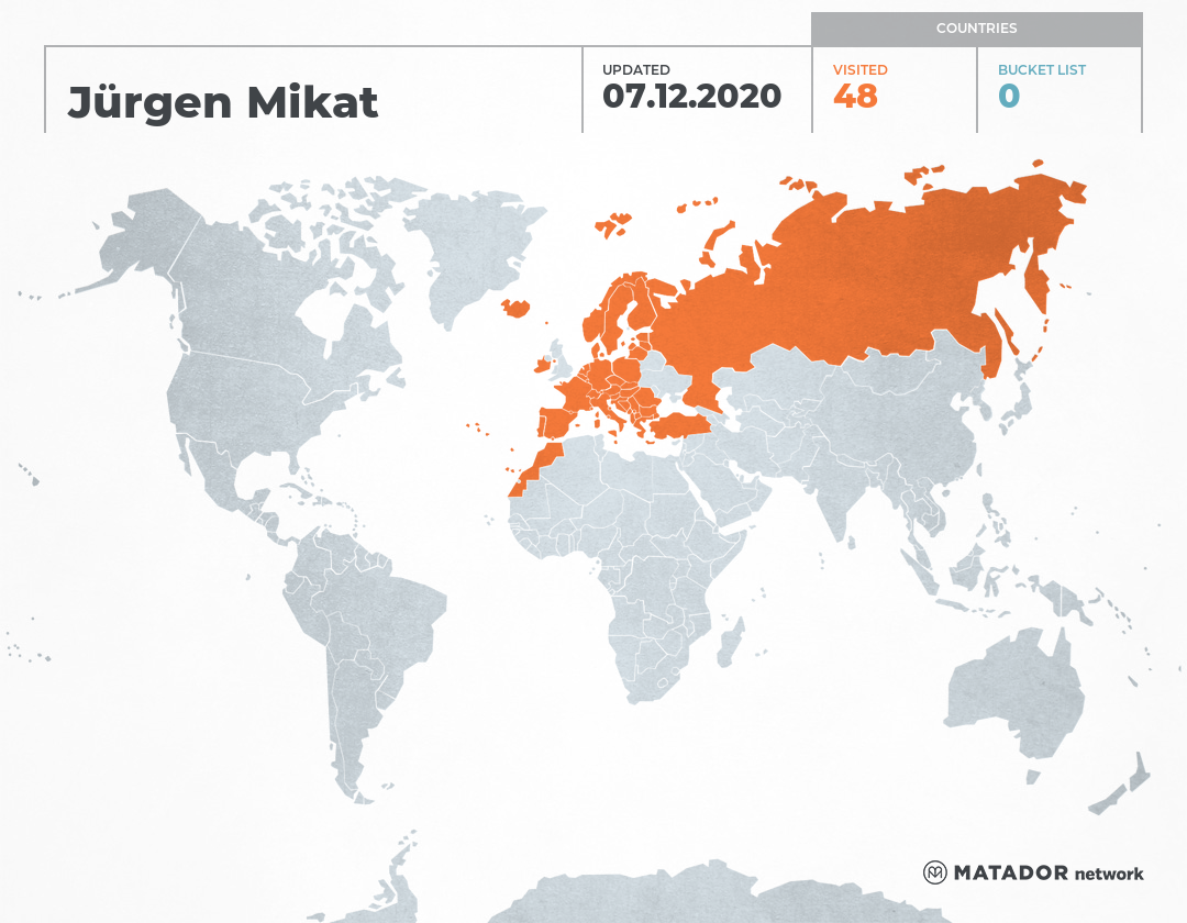 Jürgen Mikat’s Travel Map – Matador Network