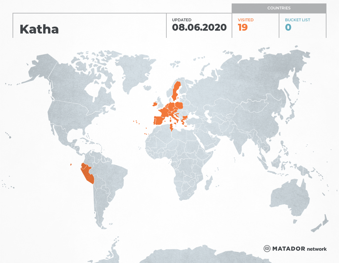 Katha’s Travel Map – Matador Network