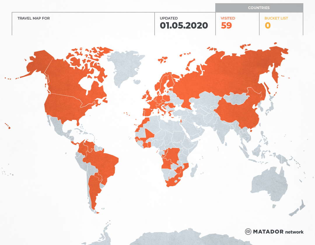 Luis’s Travel Map – Matador Network