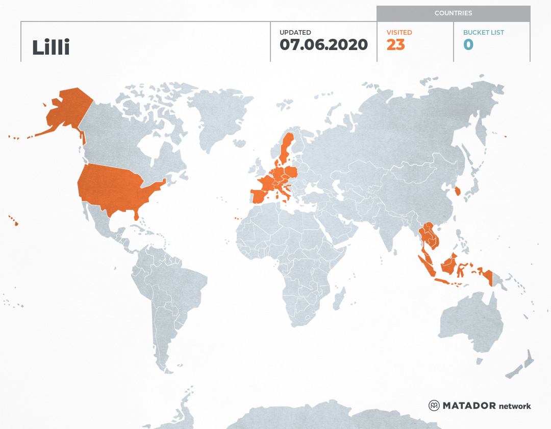Lilli’s Travel Map – Matador Network