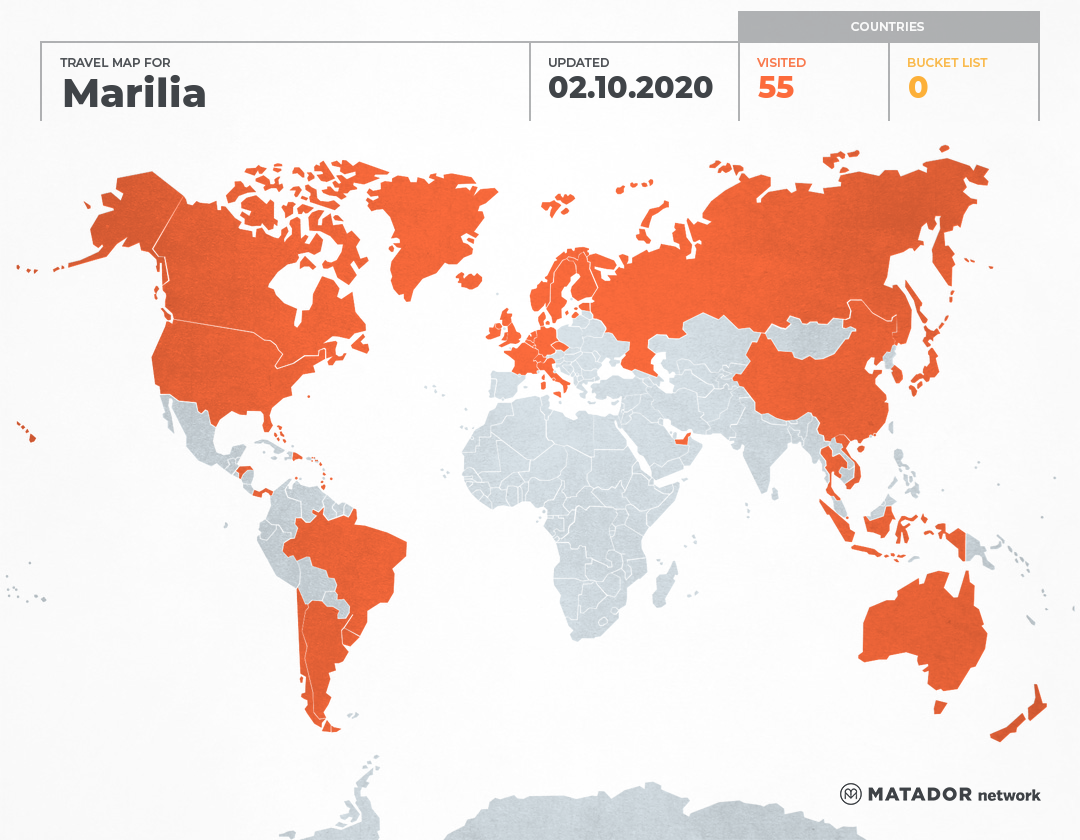 Marilia’s Travel Map – Matador Network