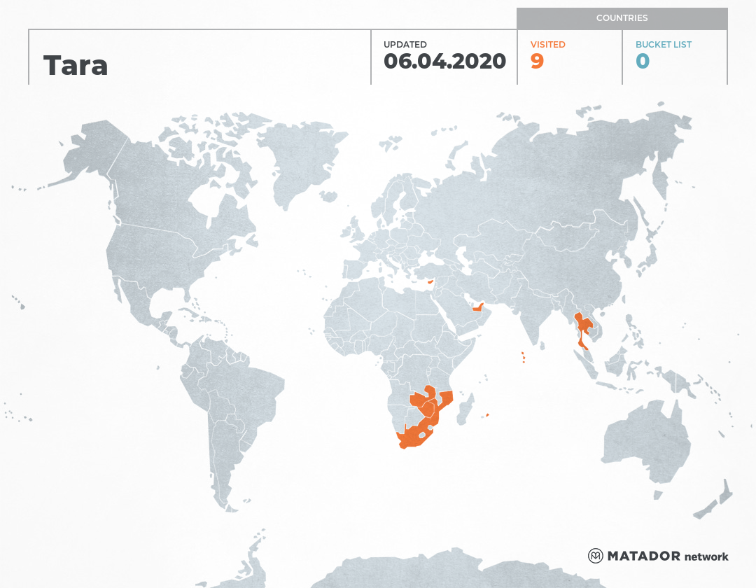 Tara’s Travel Map – Matador Network