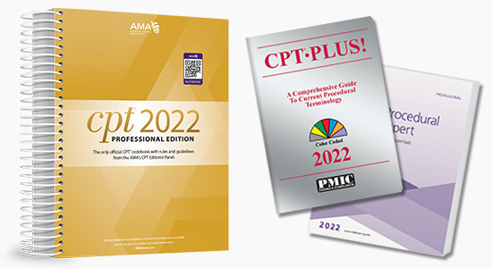 2022 CPT, HCPCS, and ICD-10 Code Books | MedicalCodingBooks.com