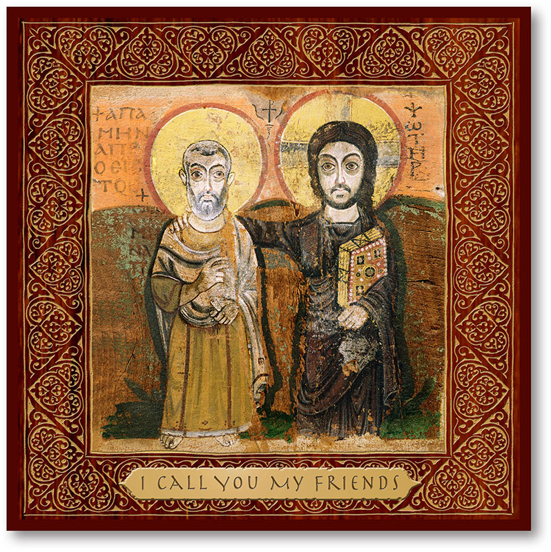 Icon Magnets: Christ the True Friend Icon Magnet | Monastery Icons