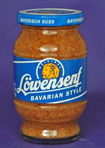German Mustards - Lowensenf Bavarian Style Sweet Mustard - National ...