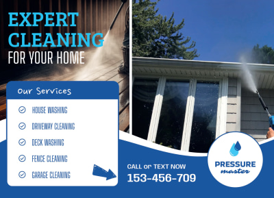 Pressure Washing Postcard Templates | MyCreativeShop