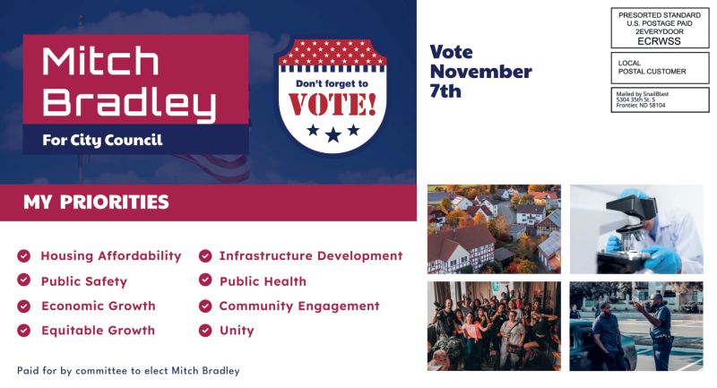 Political Postcard Templates | MyCreativeShop