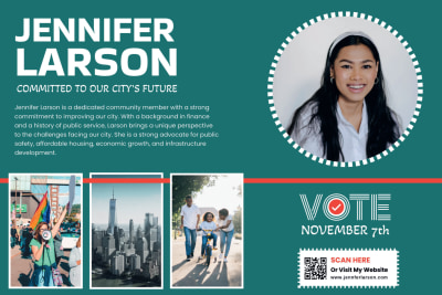 Political Postcard Templates | MyCreativeShop