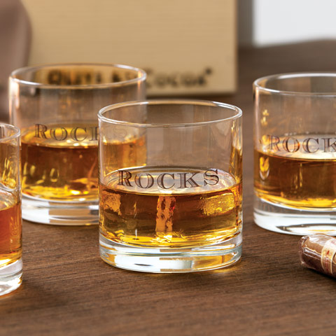 Rocks Glasses: Olive & Cocoa