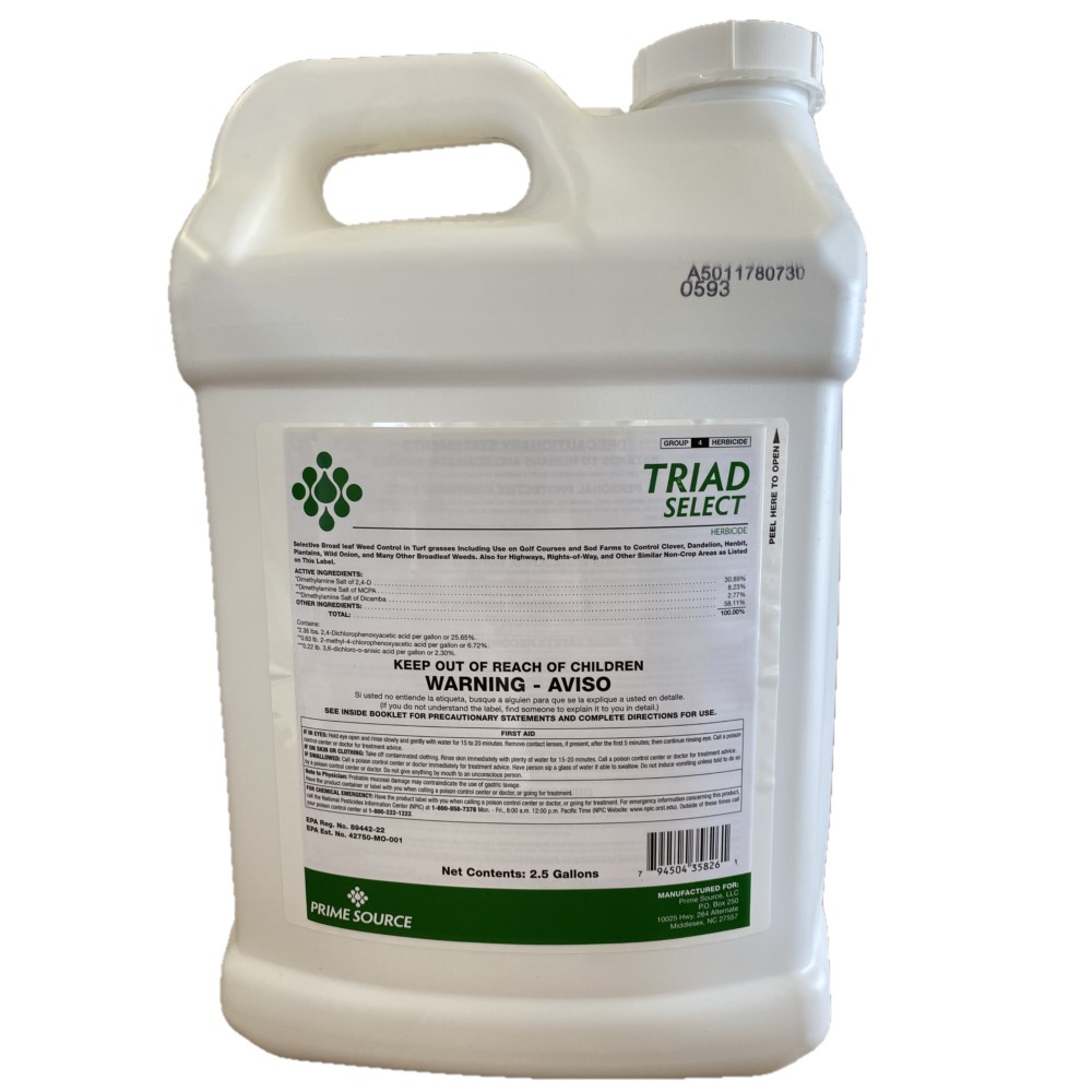 Triad Select 3-Way Broadleaf Herbicide | Effective Weed Control
