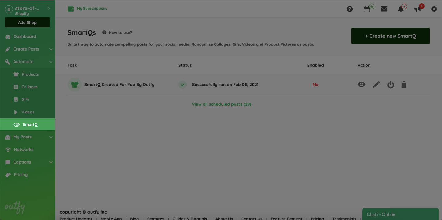 Guides | SmartQ | Outfy