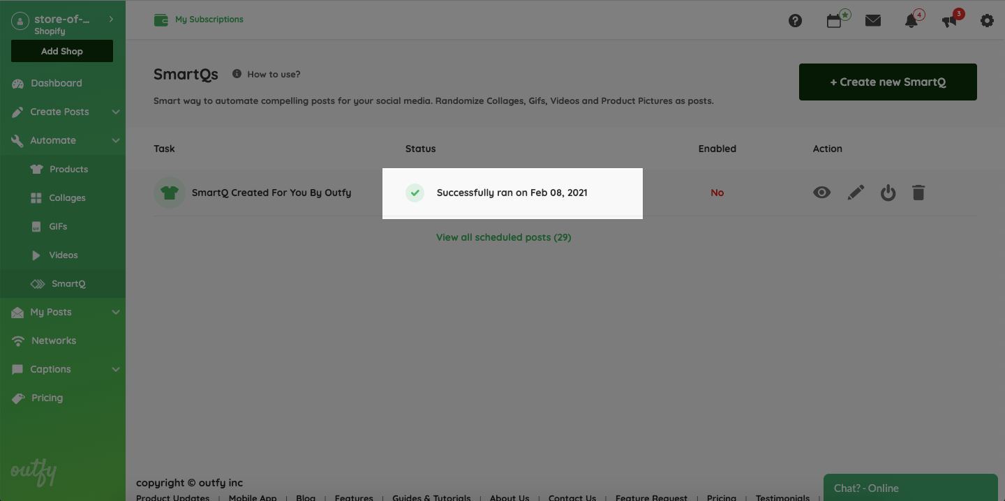 Guides | SmartQ | Outfy