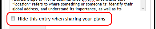 Hide Plans When Sharing Planbook – PlanbookEdu Help