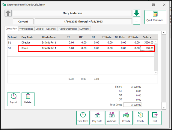 Check Calculation