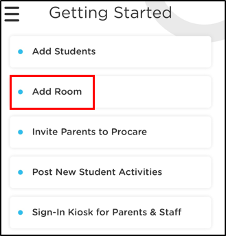 Add, Edit, or Delete Rooms (in App)
