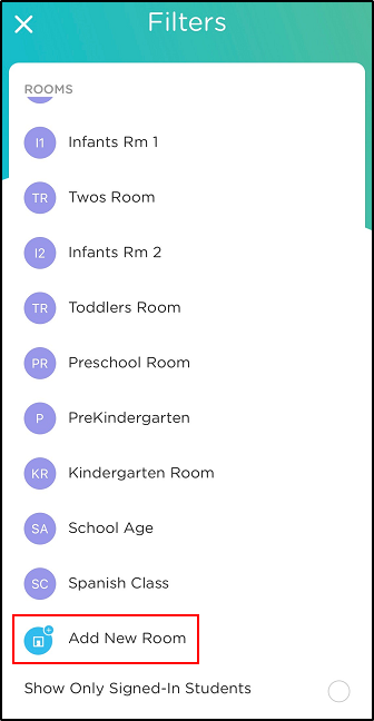 Add, Edit, or Delete Rooms (in App)